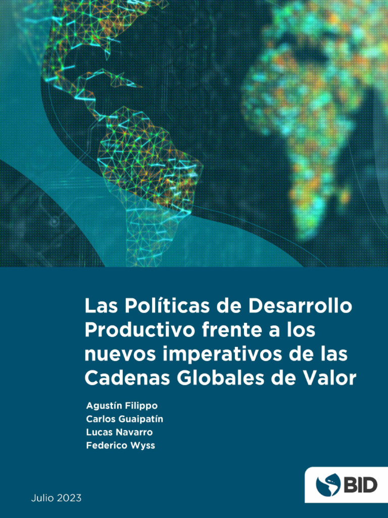 Las Politicas de Desarrollo Productivo Frente A Los Nuevos Imperativos ...
