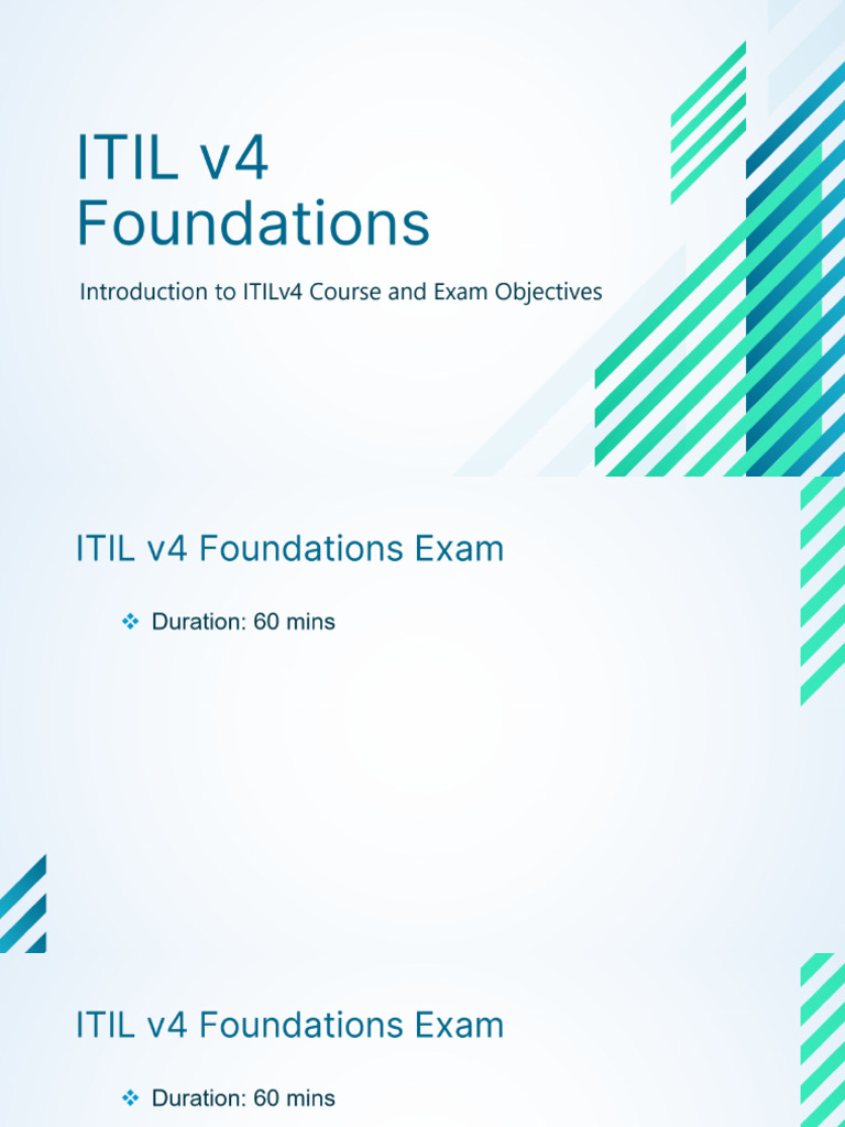 ITIL+v4+Course+Slides | PDF