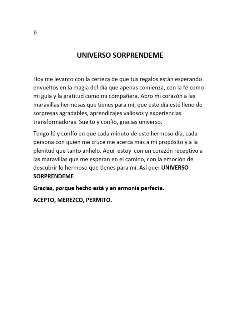 Universo Sorprendeme | PDF