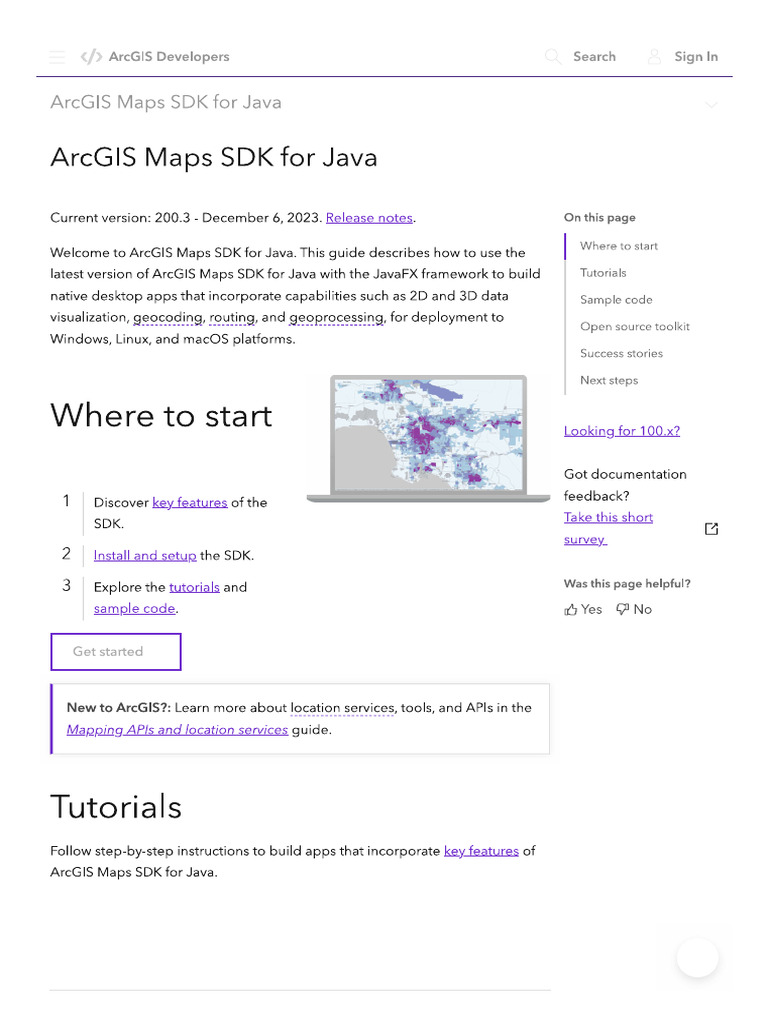 ArcGIS Maps SDK For Java | PDF