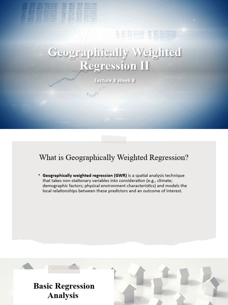 Lecture 9 - Geographically Weighted Regression II | PDF | Errors And ... Lecture 9 - Geographically Weighted Regression II | PDF | Errors And ...