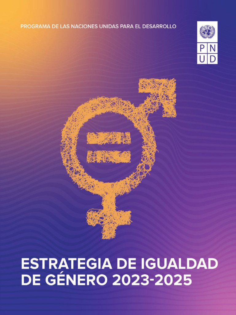 Estrategia De Igualdad De Género 2023 2025 Pdf Igualdad De Género