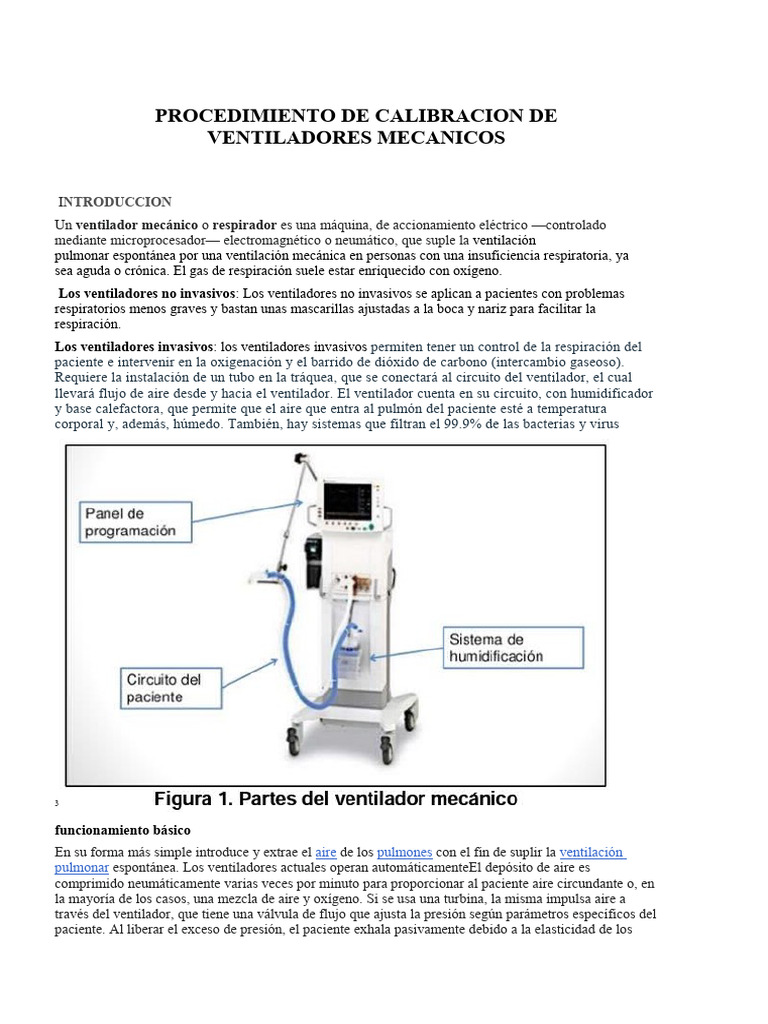 VENTILADORES MECANICOC | PDF | Presión sanguínea | Fisiología