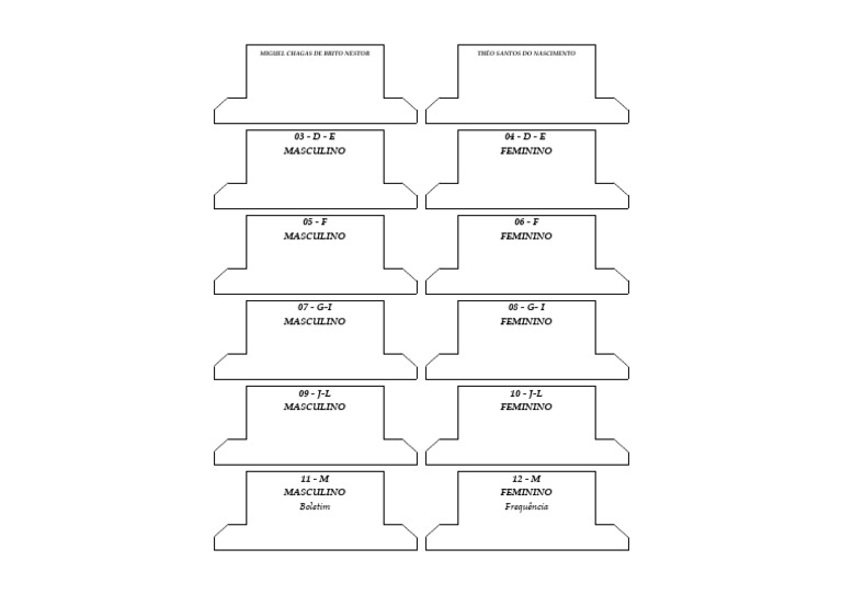 Etiqueta de Pasta Suspensa Modelo Editavel Excel | PDF