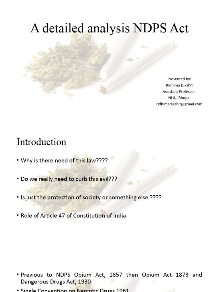 Ndps Pdf Search Warrant Search And Seizure