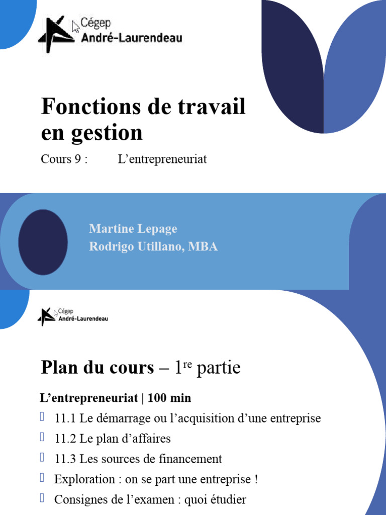 Cours 9 A23 E | PDF | Franchise (réseau commercial) | Économie