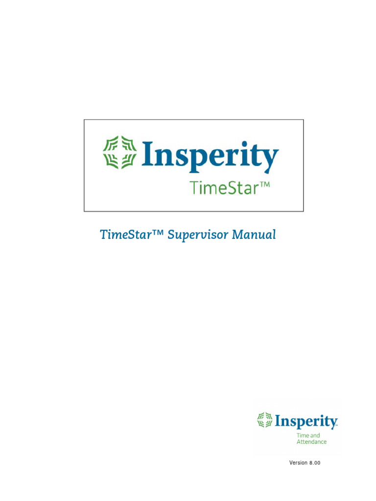 TimeStar Supervisor Manual | PDF | Icon (Computing) | Password
