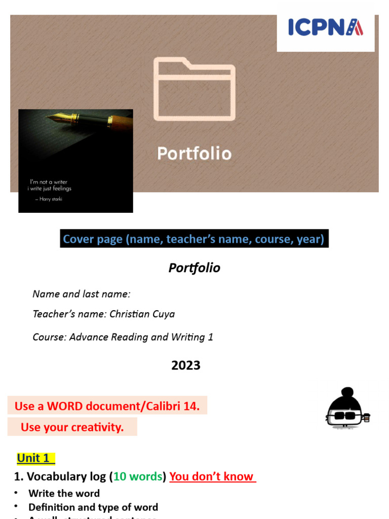 ARW Portfolio - Cuya-1 | PDF