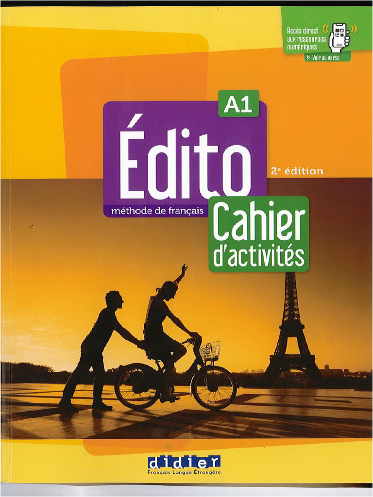 Edito A1 Cahier 2 Edition | PDF