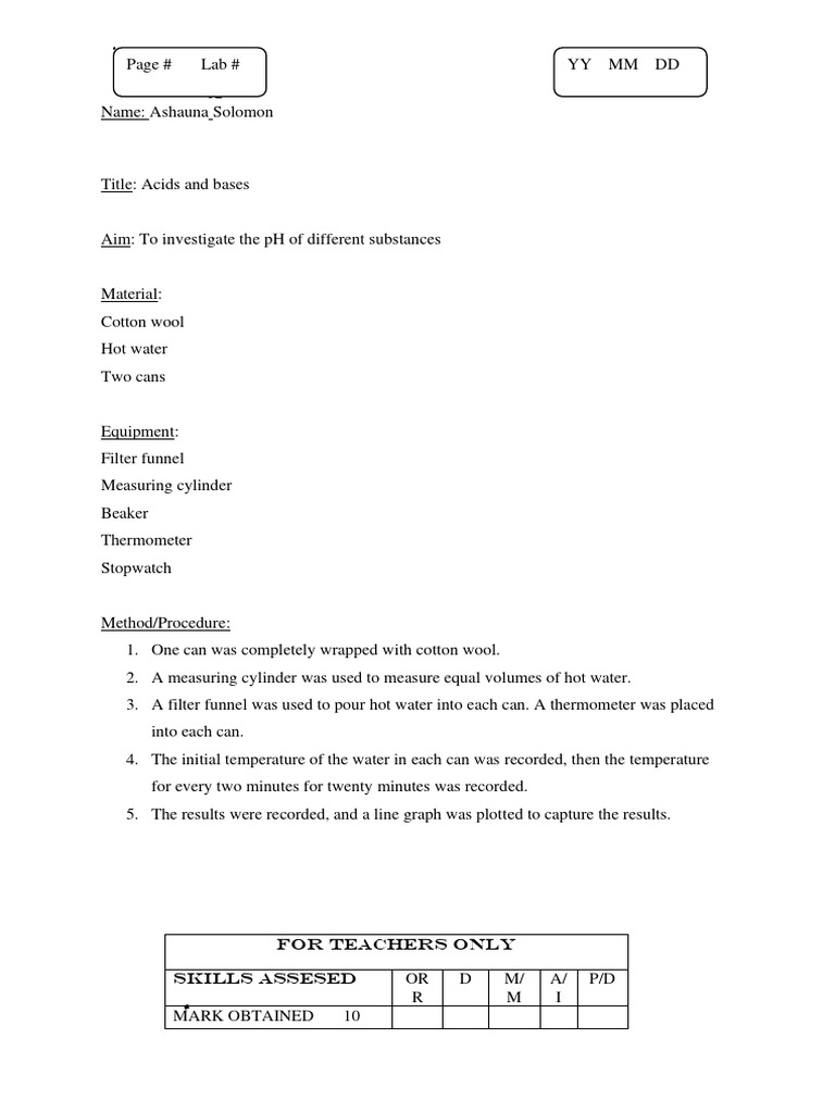 Science SBA #12 Asia OFF | PDF | Heat Transfer | Heat