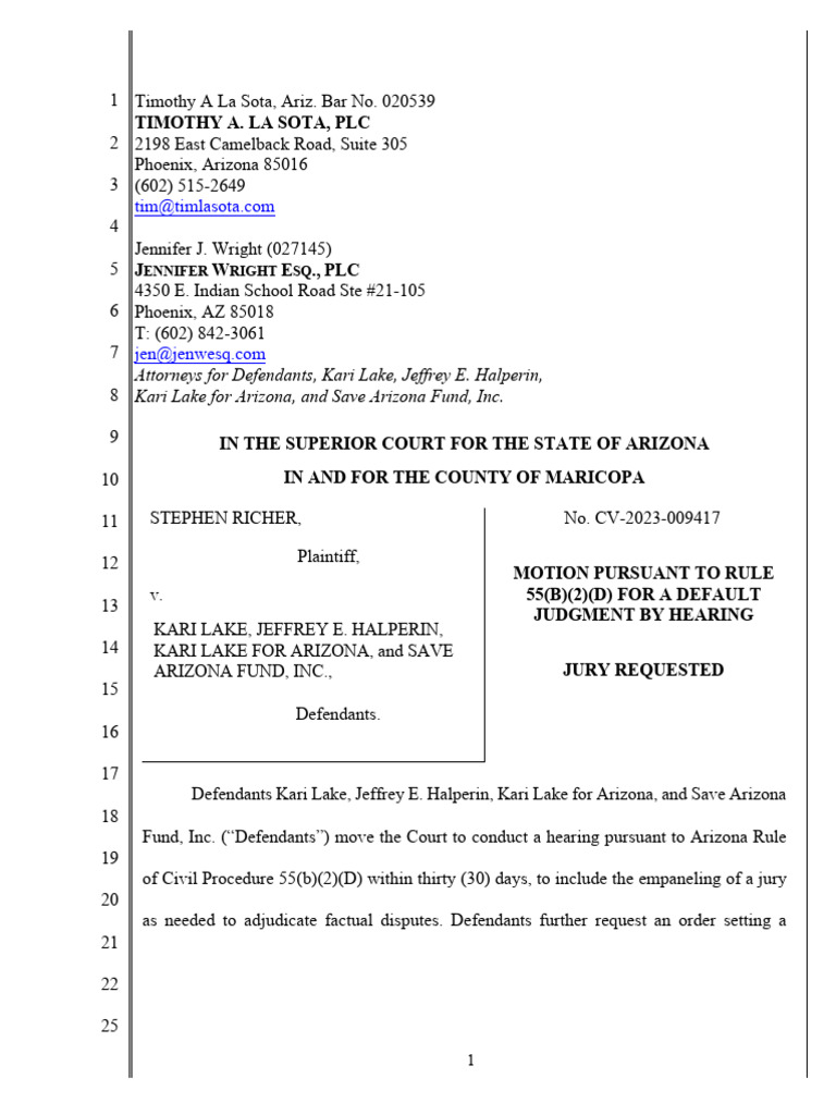 Motion For Default Judgment Hearing | Download Free PDF | Damages ... Motion For Default Judgment Hearing | Download Free PDF | Damages ...