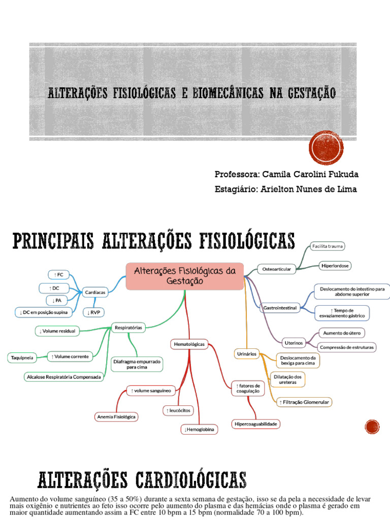Alterações Fisiológicas e Biomecânicas Na Gestação-1 | PDF | Gravidez ...