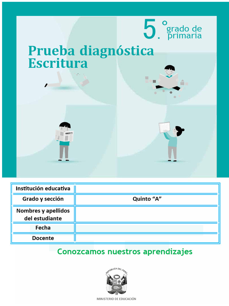 Escritura 5to Grado | PDF