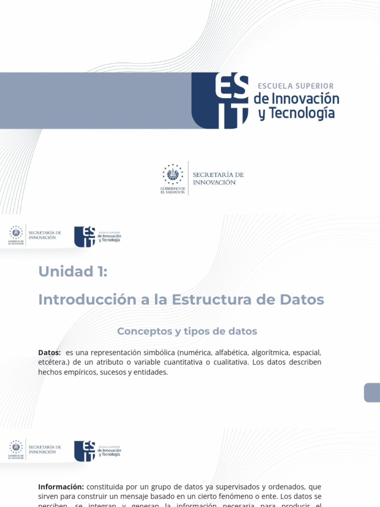 Unidad 1 ResumenSemana 1 | Descargar gratis PDF | Tipo de datos | Variable (informática)