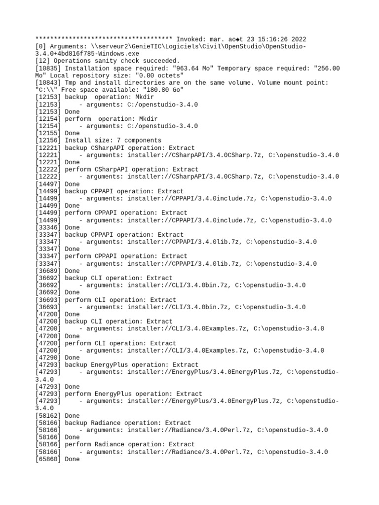 InstallationLog | PDF | Computer Data | Computer Architecture