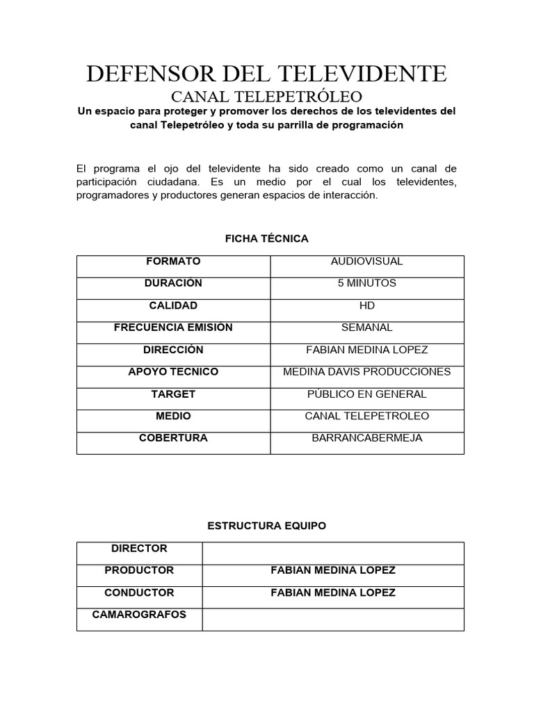 Cap 1 Ojo Del Televidente | PDF | Televisión | Radiodifusión