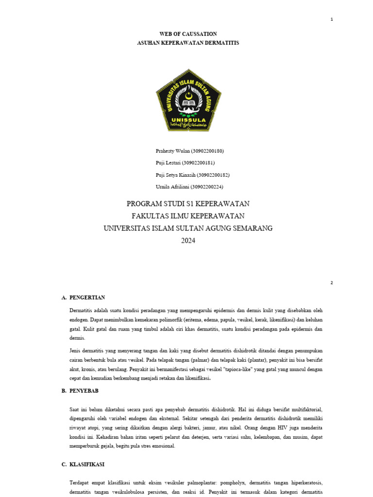 Woc Dermatitis Kelompok 20 | PDF
