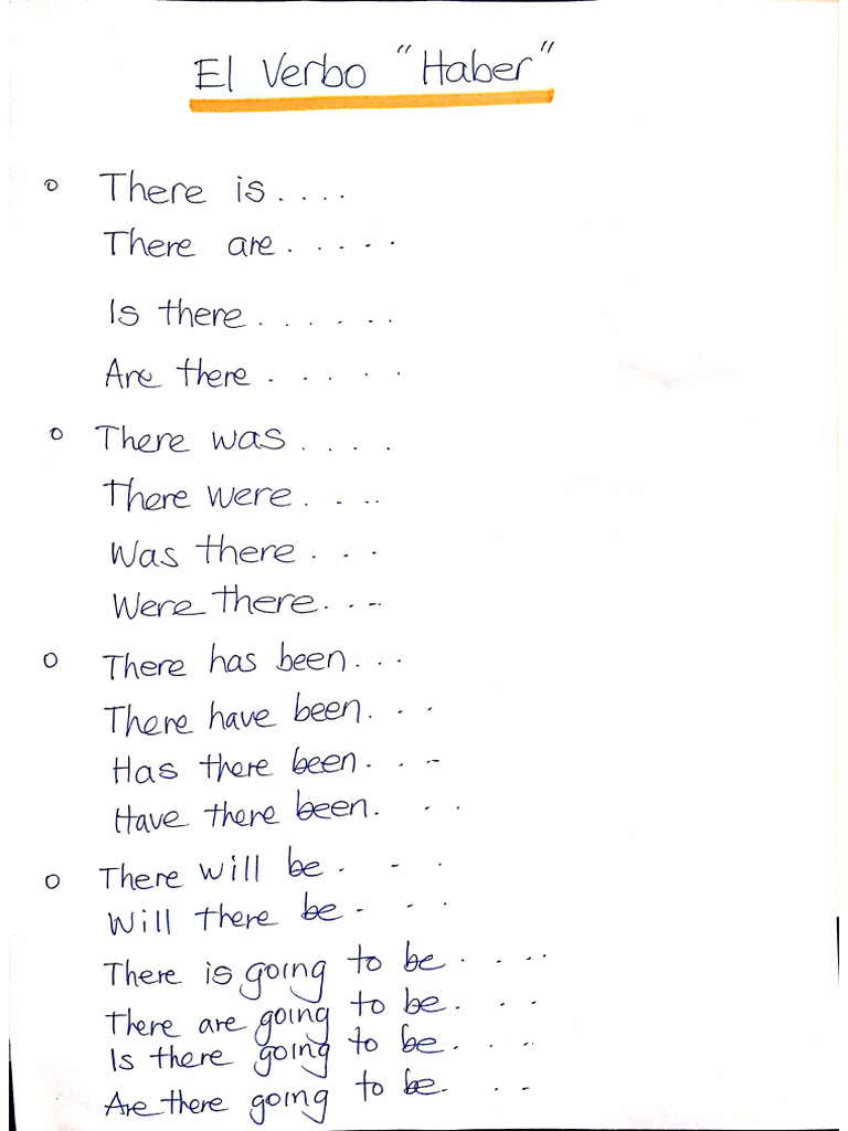 There Is Examples | PDF