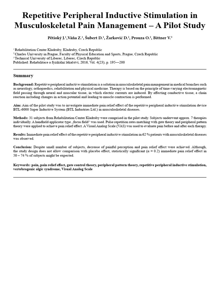 3.BTL-6000 Super Inductive System STUDY Repetitive Peripheral Inductive ...