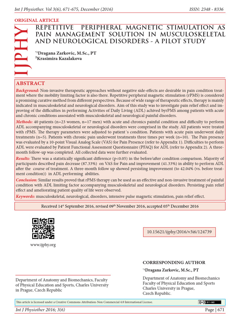 1.repetitive Peripheral Magnetic Stimulation As Pain Management ...