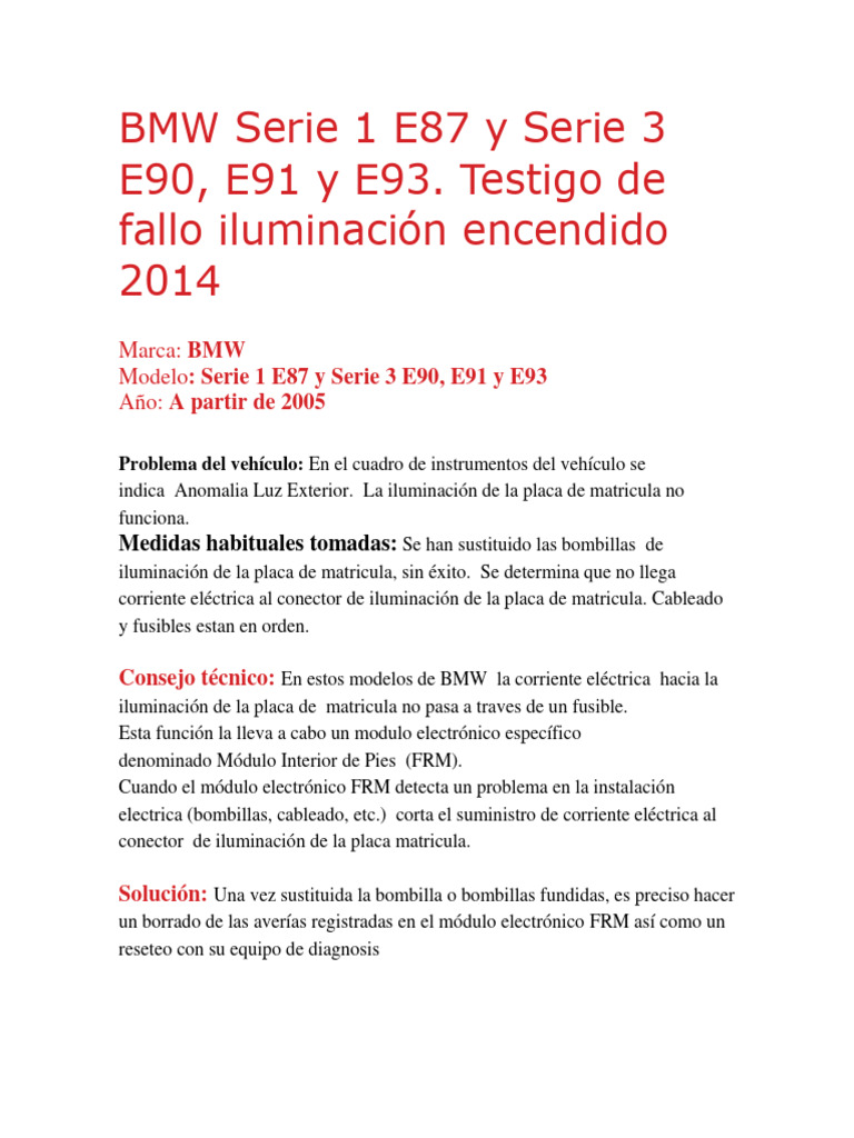 1 E87 y Serie 3 E90 | PDF