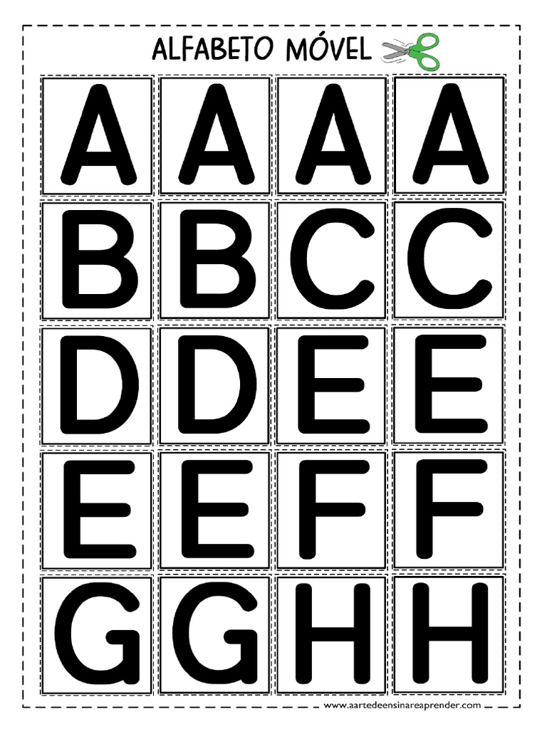 Alfabeto Móvel | PDF Alfabeto Móvel | PDF