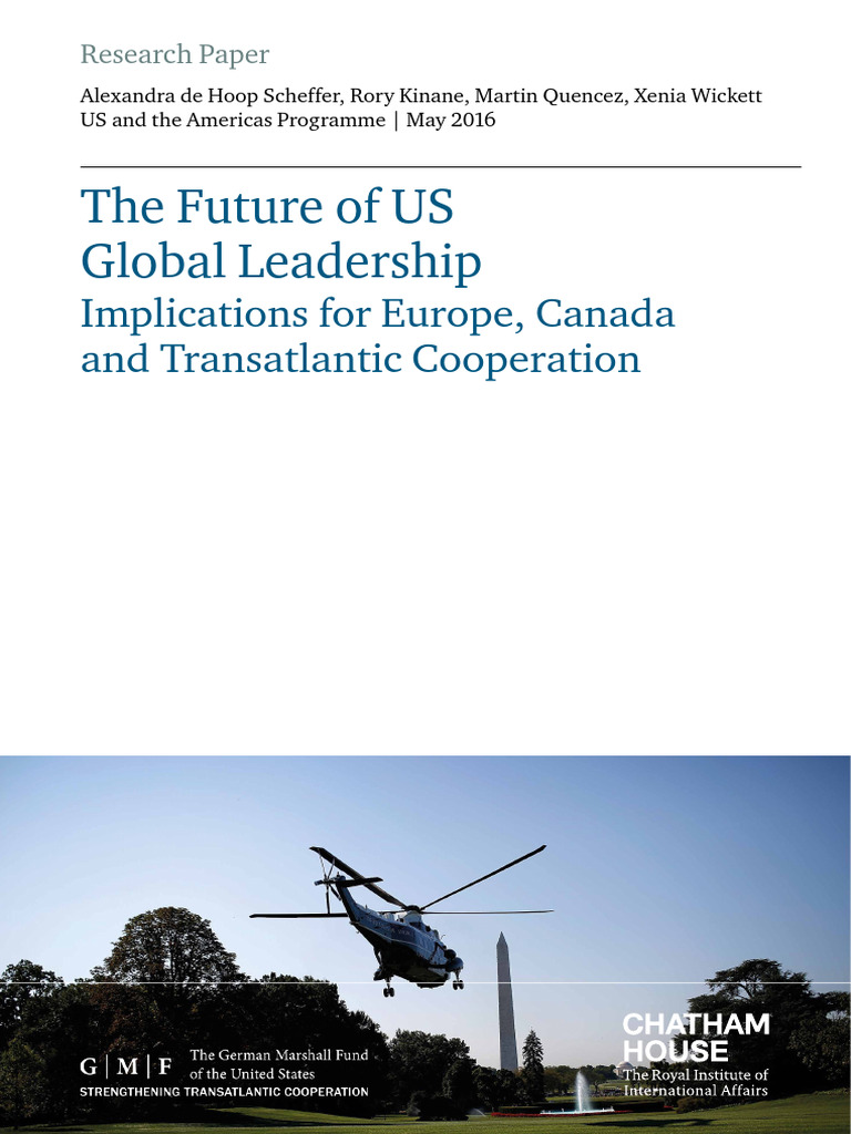 US Future Global Leadership | PDF | European Union | The United States