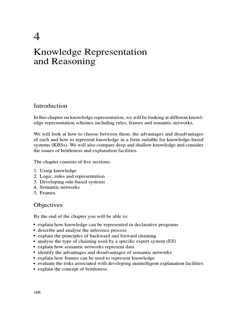 Knowledge Representation and Reasoning | Download Free PDF | Knowledge Representation And ...