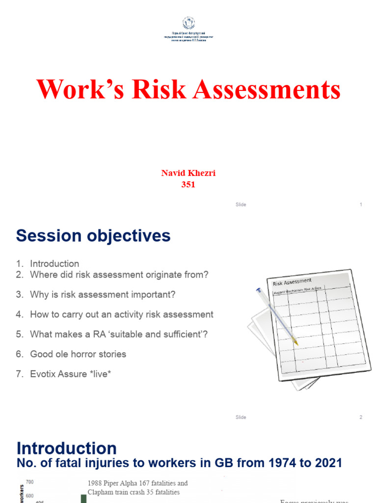 Risk Assessments | PDF | Hazards | Risk