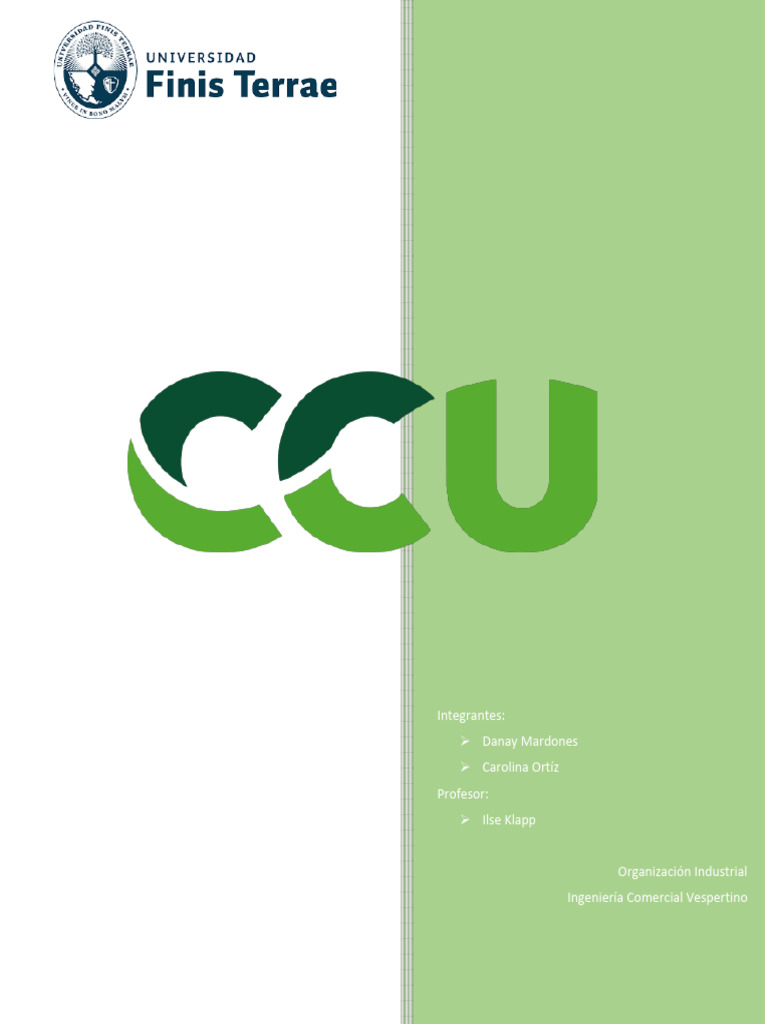 Trabajo Ccu - Mardones. Ortiz | PDF