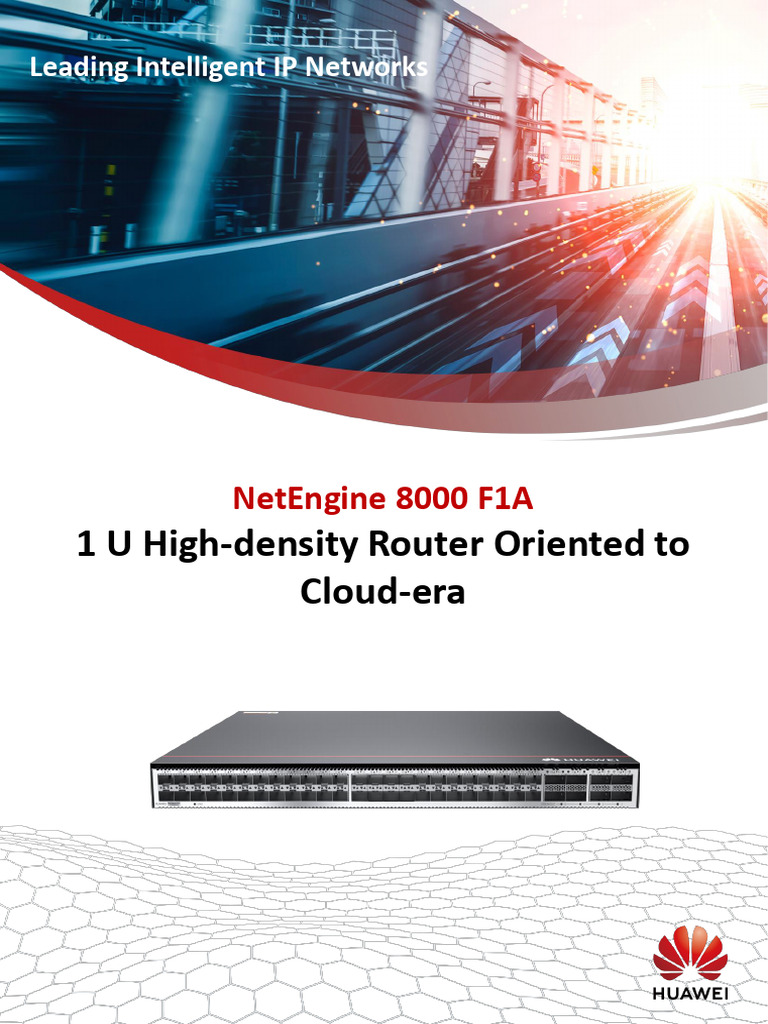 NetEngine 8000 F1A Brochure | PDF