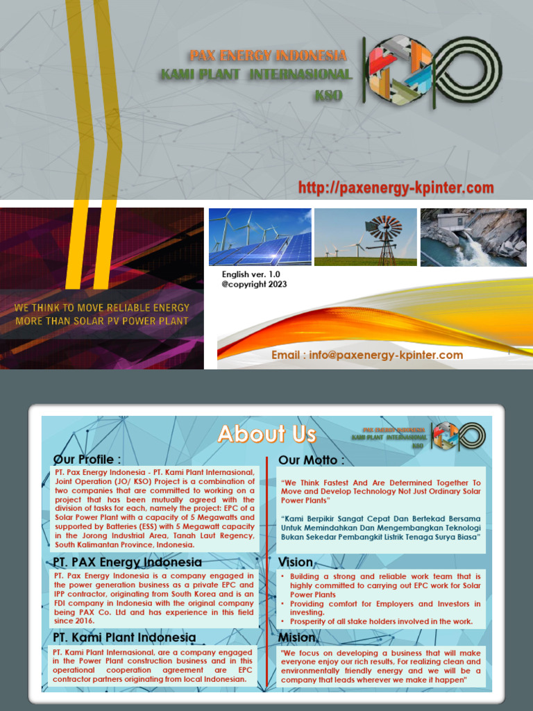 Compro PAX KPInter KSO | PDF | Indonesia | Indonesian Rupiah