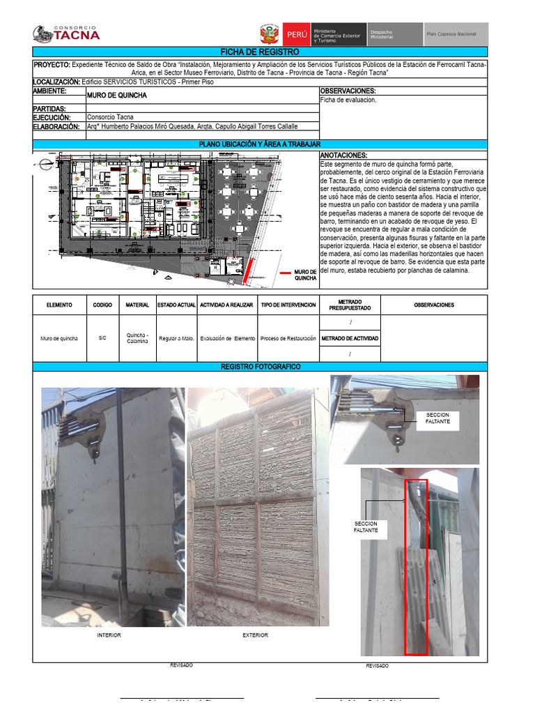 Muro de Quincha Evaluacion Corregido | PDF | edificio | Elementos arquitectónicos