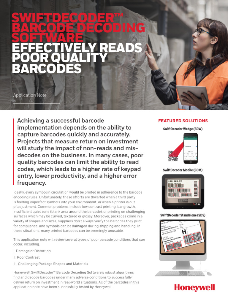 Sps Siot Swiftdecoder Barcode Decoding Software Reads Poor Quality Barcodes App Note 007069 2 en ...