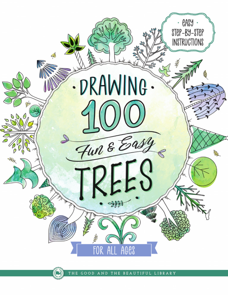 Fun and Easy Tree Drawing Guide | PDF | Trees | Botany