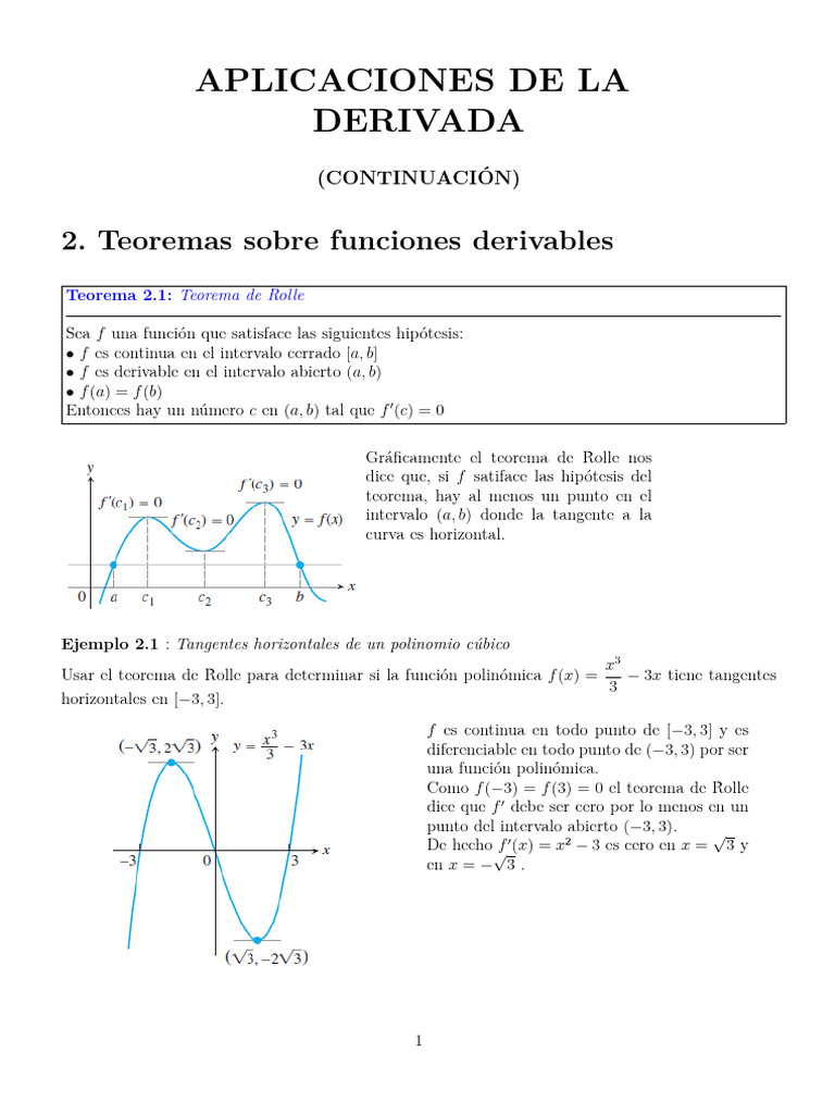 Aplicaciones de La Derivada II | PDF | Derivado | Velocidad