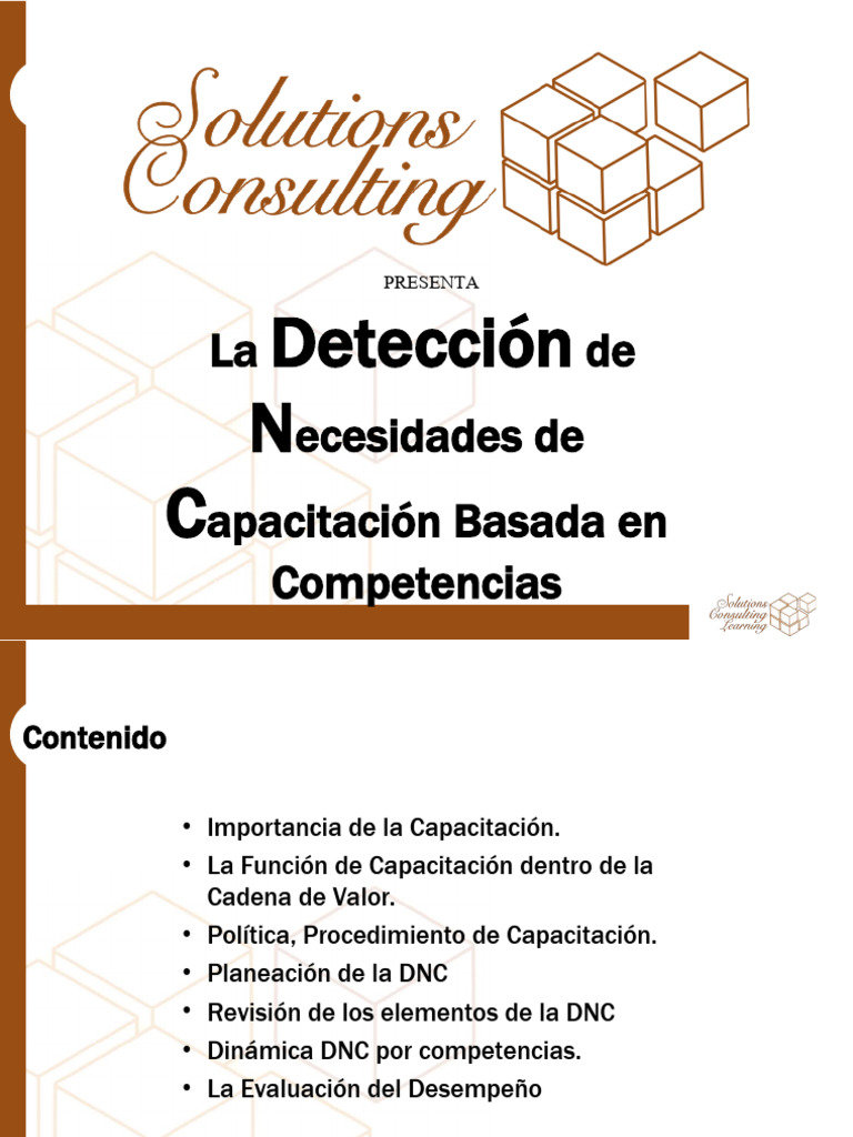 Taller DNC Deteccion de Necesidades de Capacitacion | PDF | Planificación | Gestión de la calidad