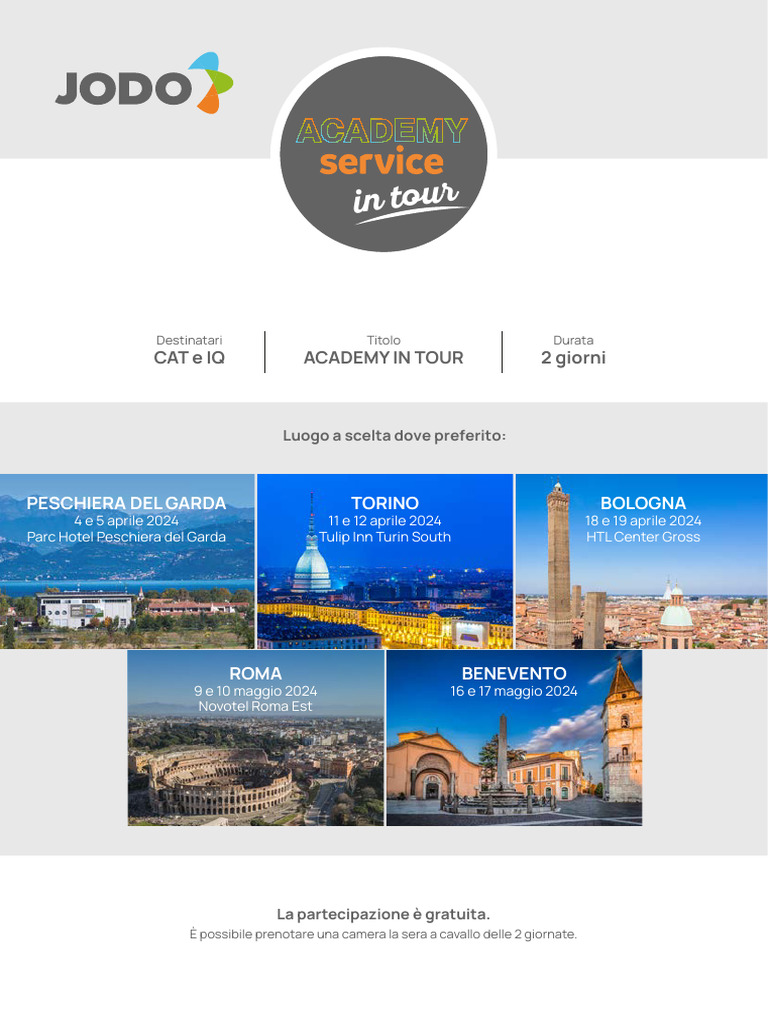 Programma Academy in Tour 2024 | PDF