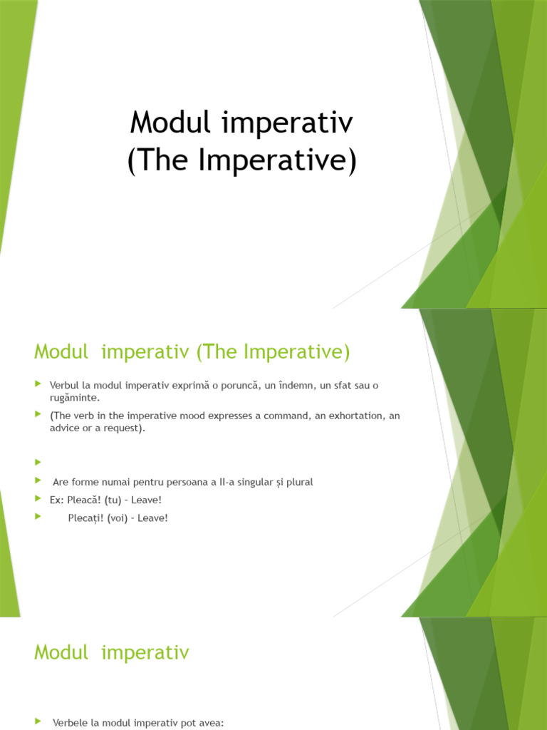 Modul Imperativ Eng | PDF