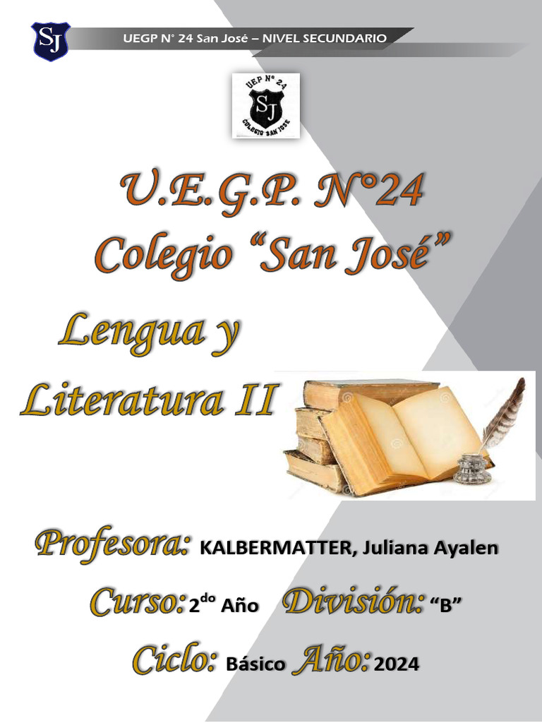 Alumnos - 2024 Cuadernillo 2° B | PDF | Realismo literario | Cómics