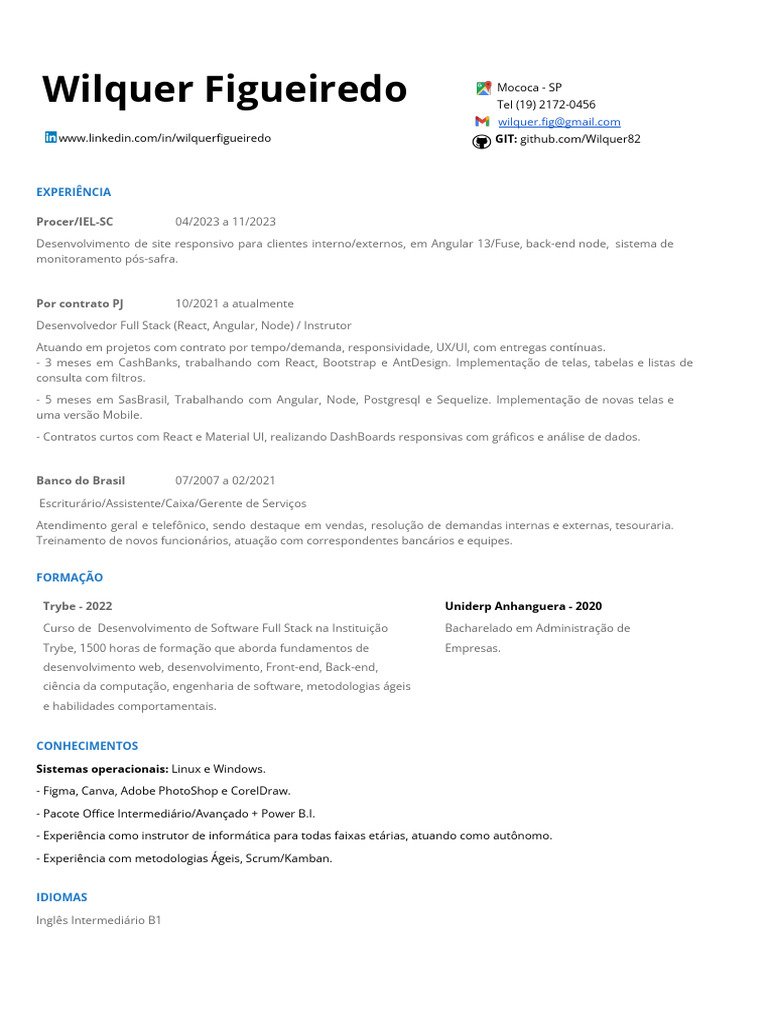 Curriculo Free | PDF