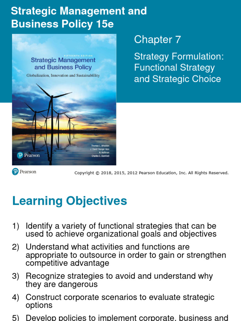 SM - Ch7 | PDF | Leveraged Buyout | Strategic Management