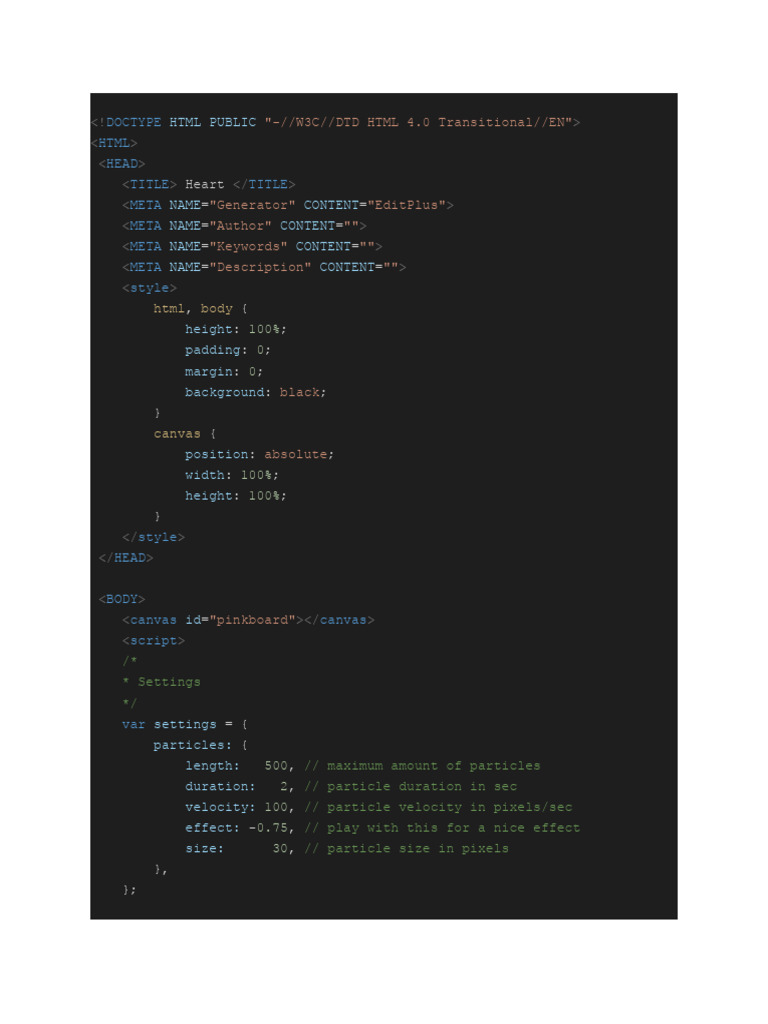 Code Trái Tim TH Khoa Lý | PDF