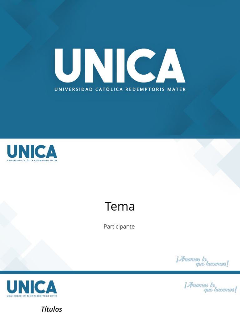 Plantilla UNICA | PDF