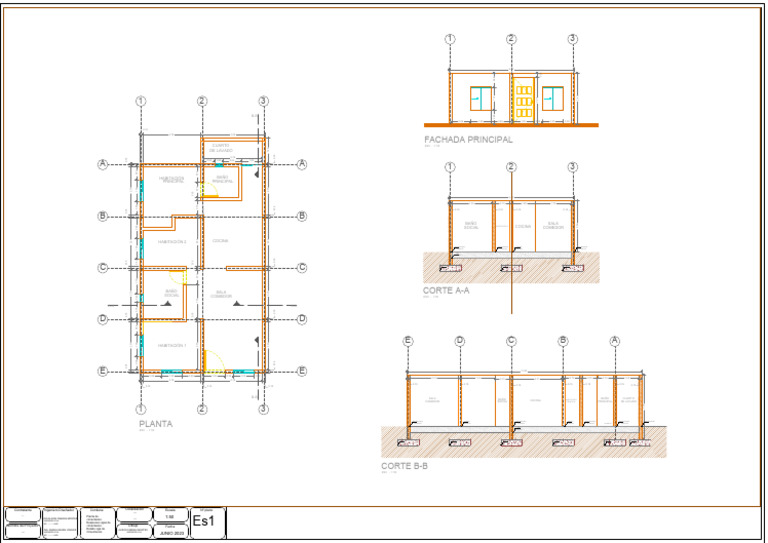 Planos de Construcción y Detalles Estructurales | PDF | Ingeniero civil | Ingeniería