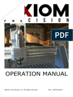 Axyz CNC Router Manual v1 | PDF | Numerical Control | Personal ...