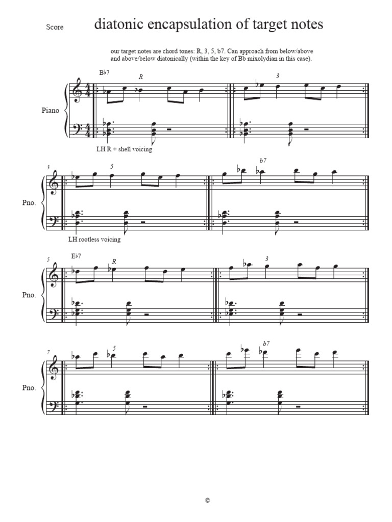 Encapsulation and Tritone Sub - Score | PDF
