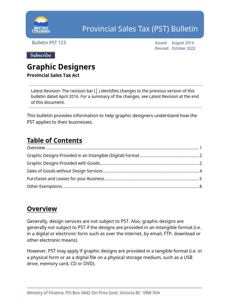 PST 123 Graphic Designers | PDF | Goods | Printer (Computing)
