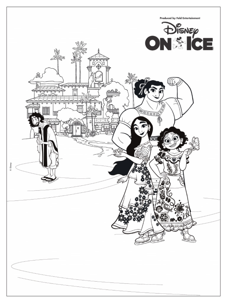 Disney-On-Ice-Encanto-Coloring-Sheet | PDF