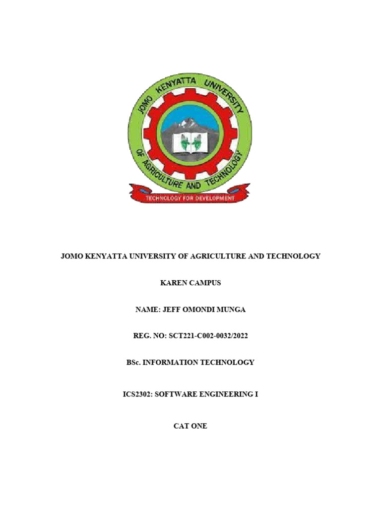 Software Engineering Cat I | PDF | Software Development Process ...